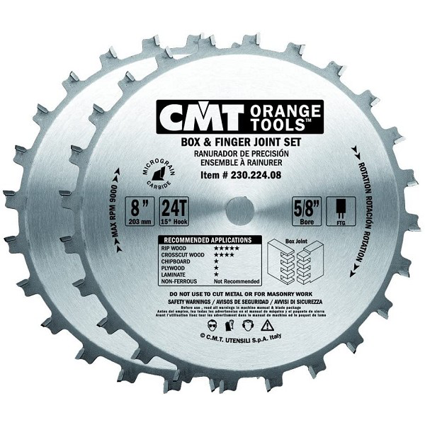CMT Box & Finger Joint Blade Set • Canadian Woodworker