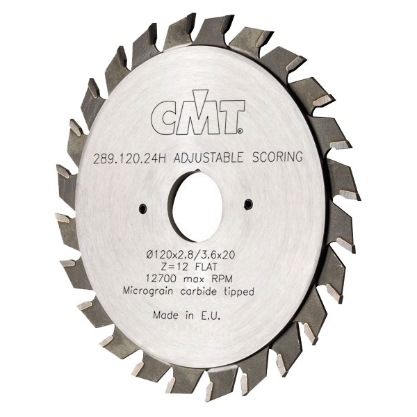 CMT Carbide Scoring Blade Sets • Canadian Woodworker