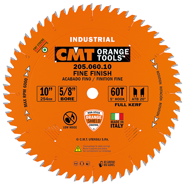 CMT Carbide Solid/Plywood Finish Cut Blade • Canadian Woodworker
