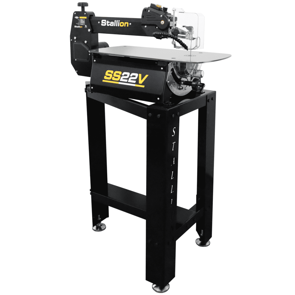 Stallion 22″ Vari-Speed Scroll Saw & Stand – Canadian Woodworker