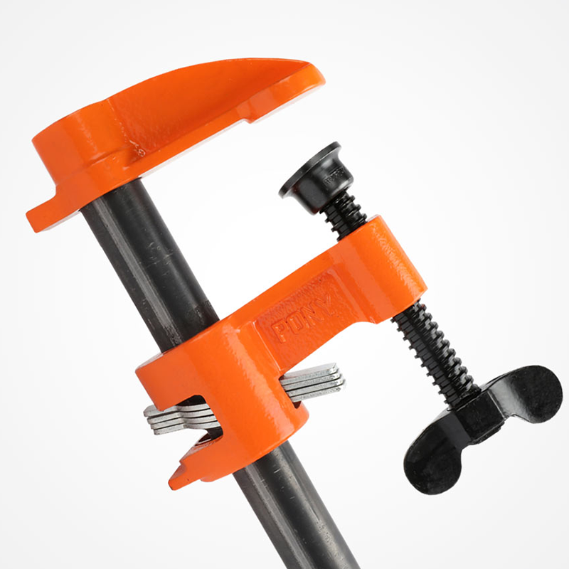 Pony 3/4″ Reversible Deep Reach Pipe Clamp Set – Canadian Woodworker